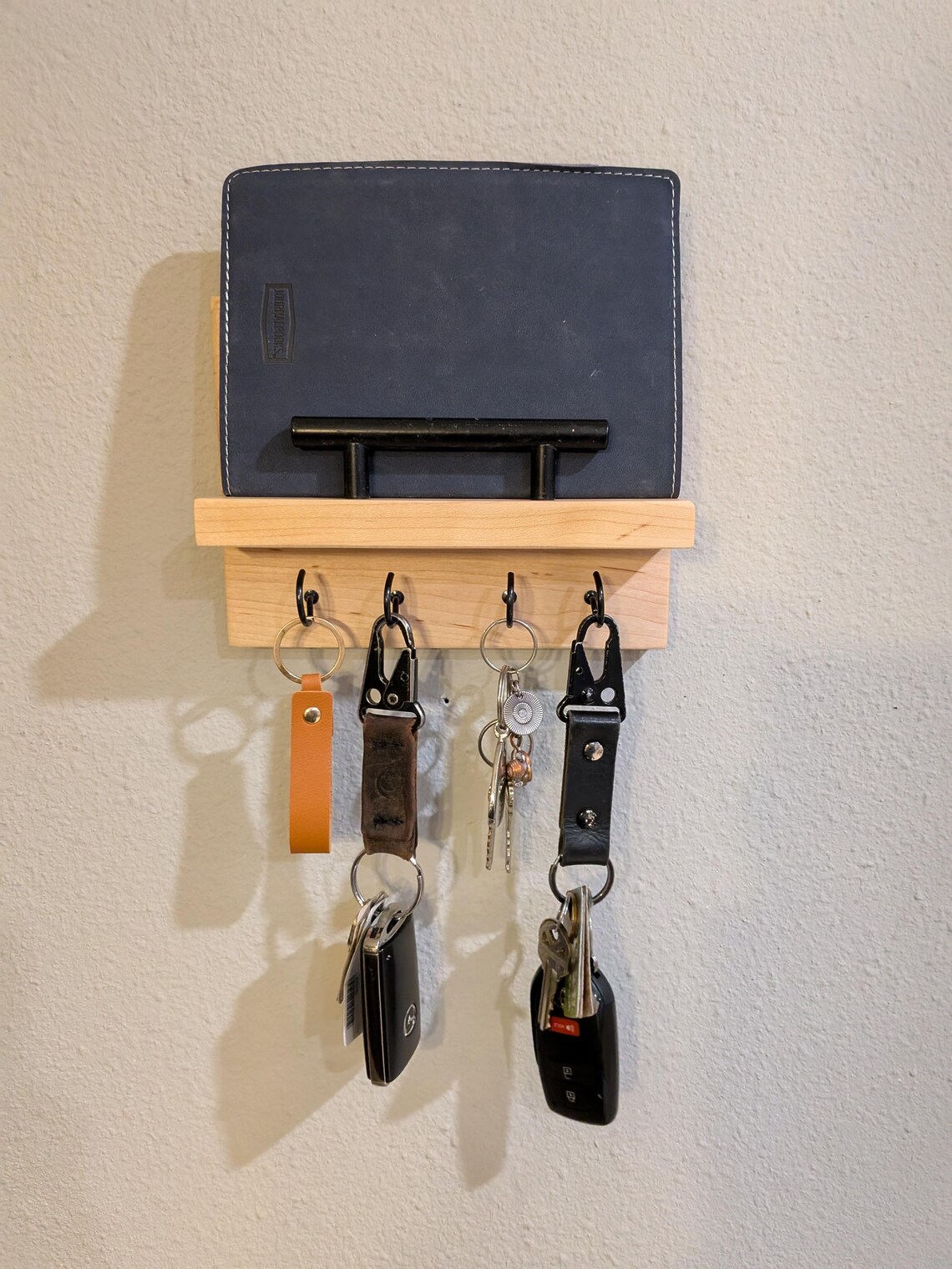 Simple Key Holder Wood Key Holder for Gift Mail Holder Modern Key ...