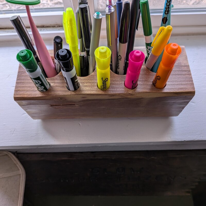 Rustic Pencil Holder - Etsy
