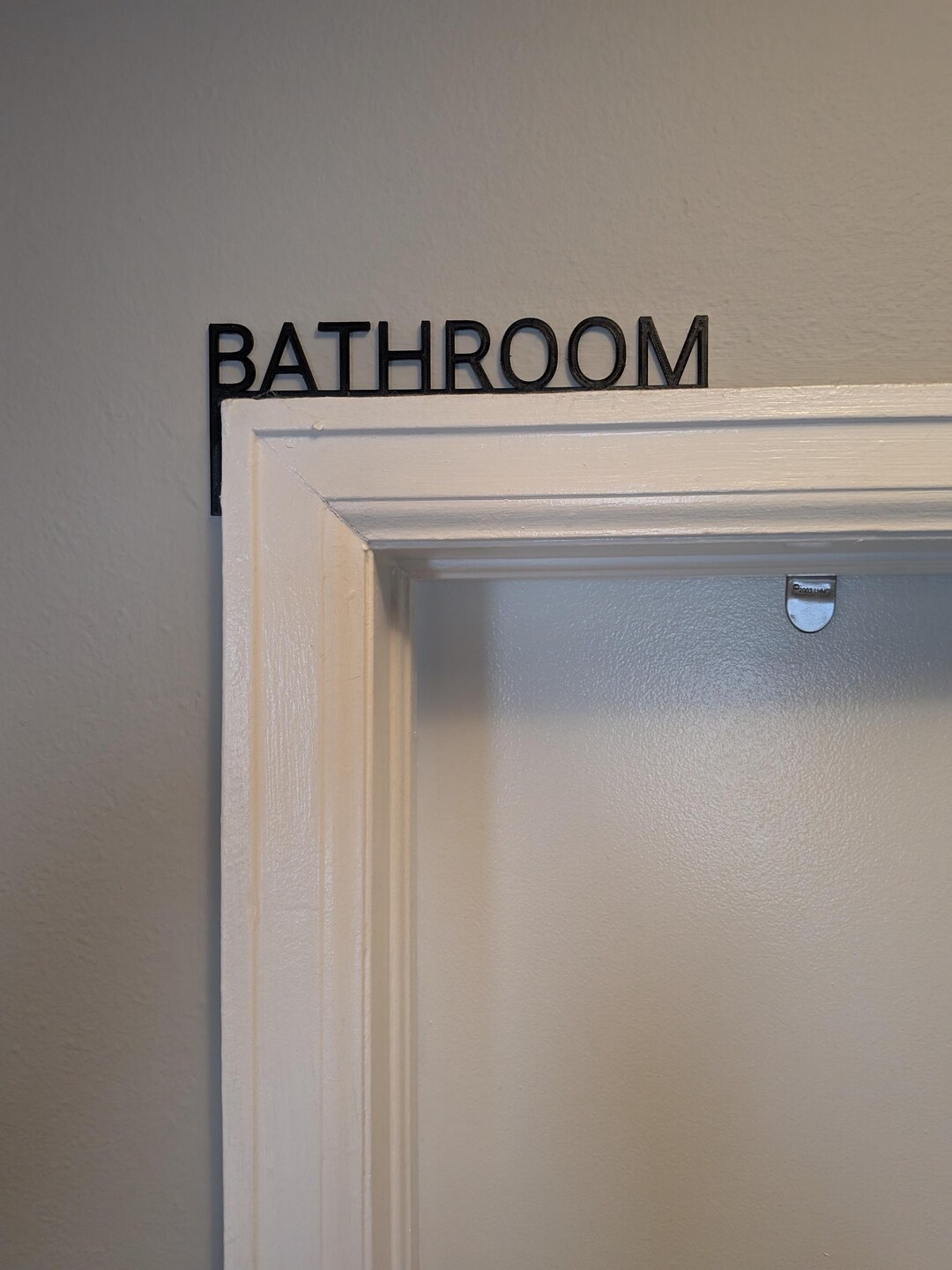 3D Printed Bathroom Door Sign: Airbnb Decor - Etsy