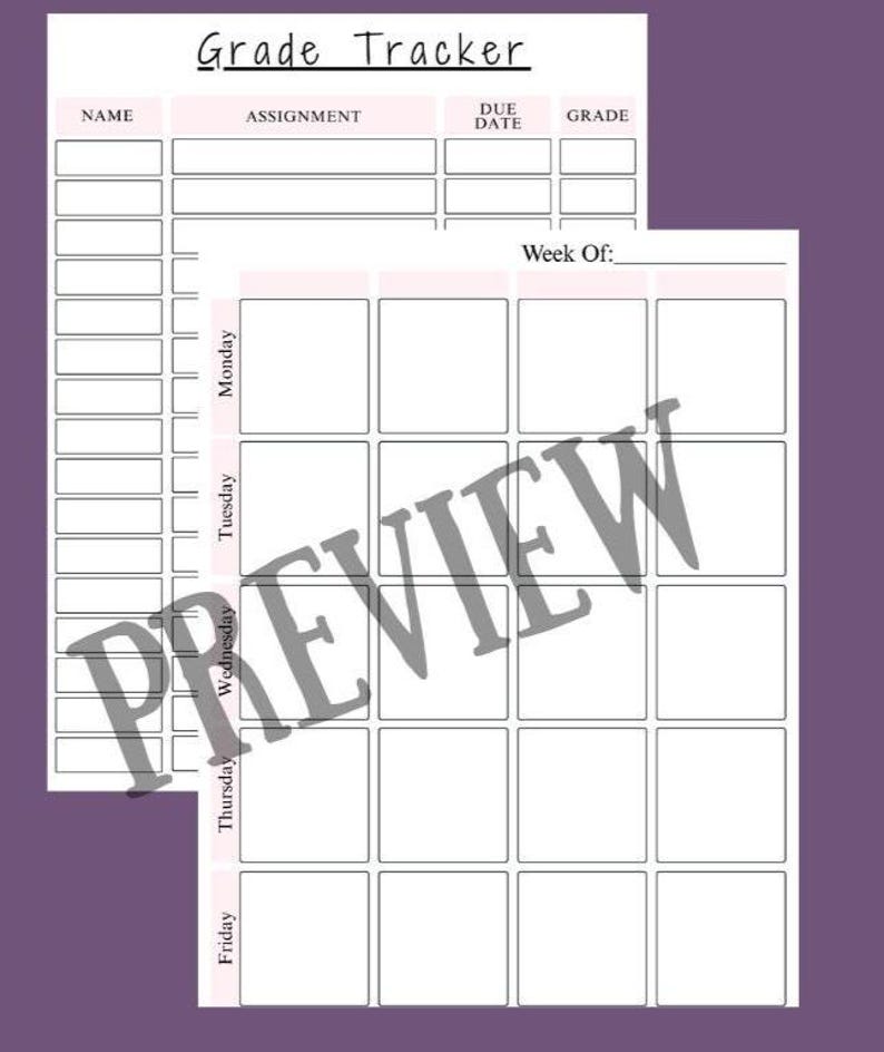 Undated Teacher Planner: Homeschool Lesson Planning (PDF Download) - Etsy