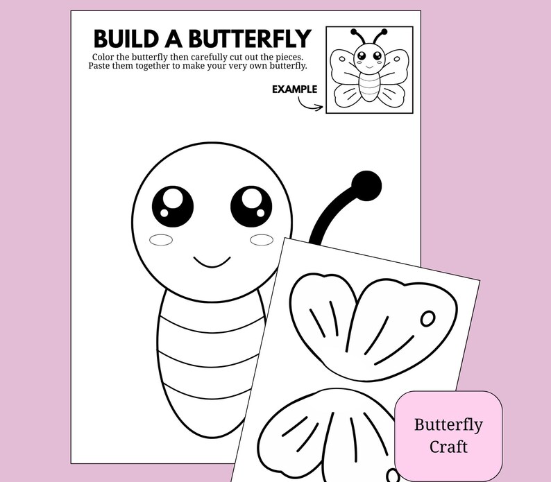 Butterfly Activities & Craft Printable | Life Cycle of a Butterfly ...