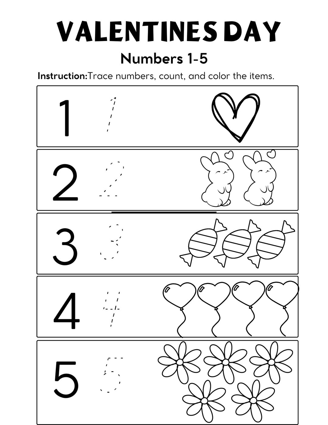 Valentine's Day Activity Book/pages for Preschoolers and Toddlers ...