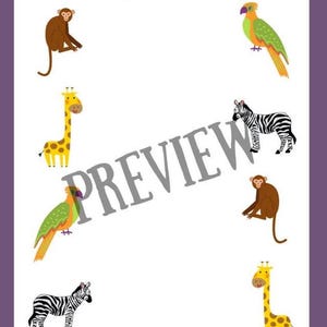 Zoo Animal Activity Pages | Printable Zoo Themed Worksheets for Kids ...