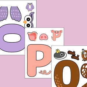 Printable Animal Alphabet Crafts | A-Z Letter Animals | Fun Kids ...