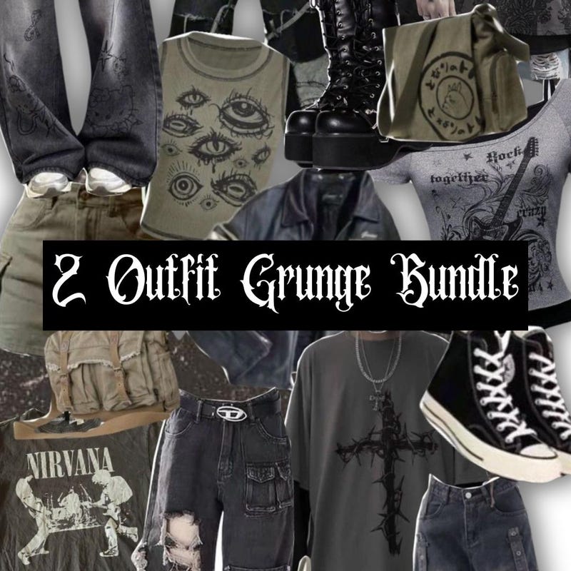 Grunge Clothing - Etsy