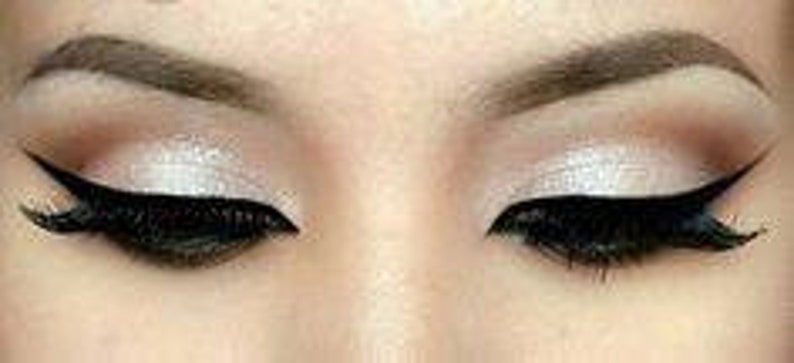 Sparkly White Eye Shadow by Mattify Cosmetics Long Lasting Eye - Etsy