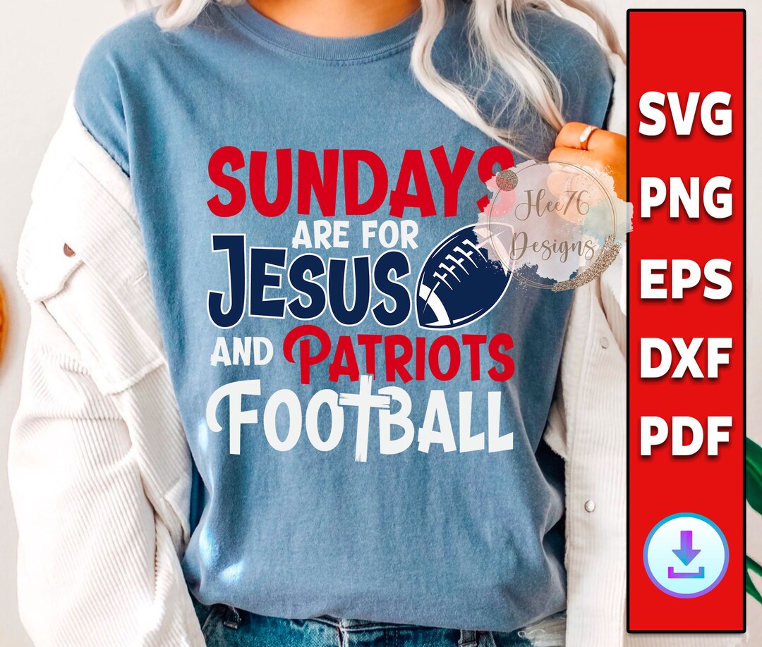 Sundays Are for Jesus and Team Football Svg Football Svg - Etsy