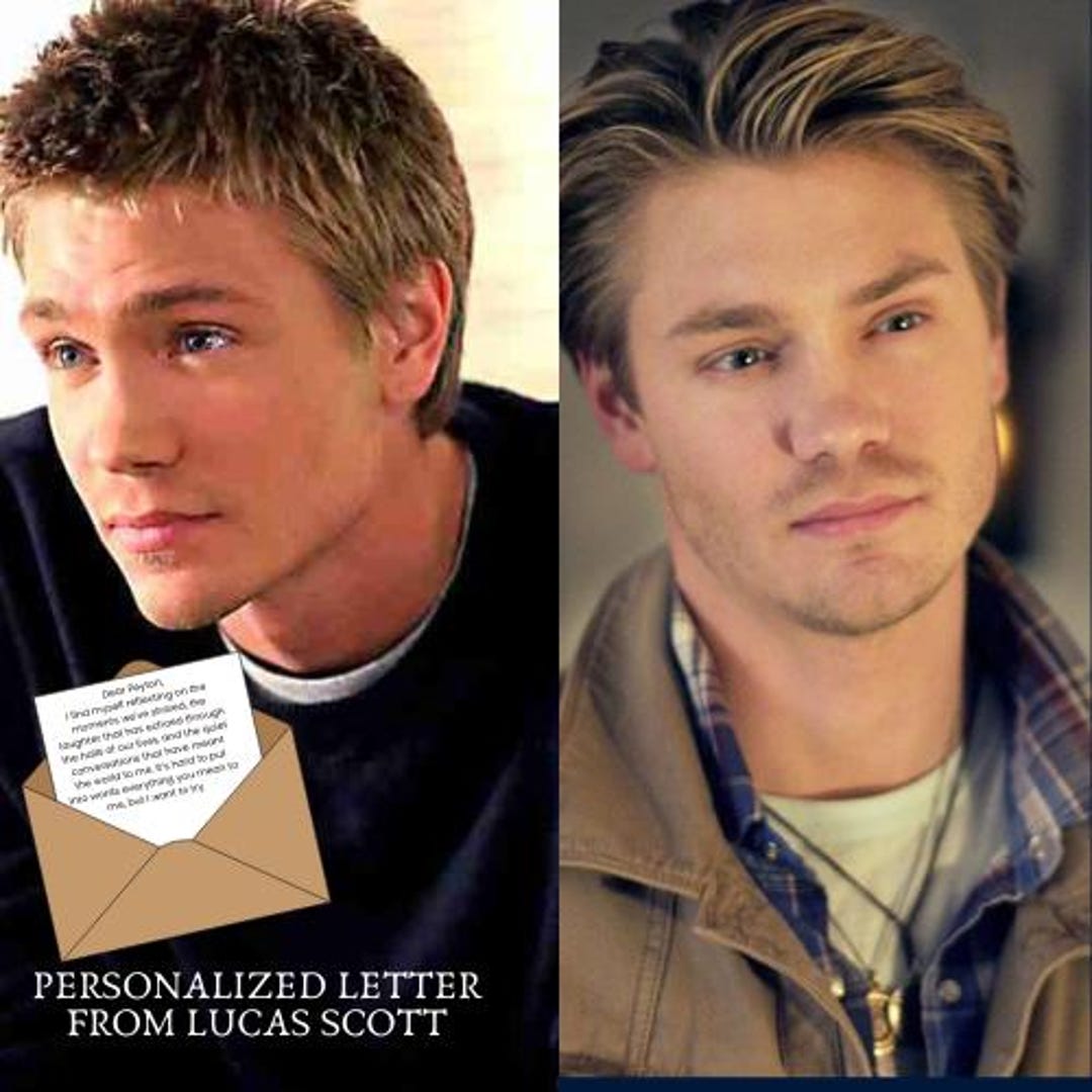 Personalized Lucas Scott Letter: One Tree Hill Inspired Gift (digital ...