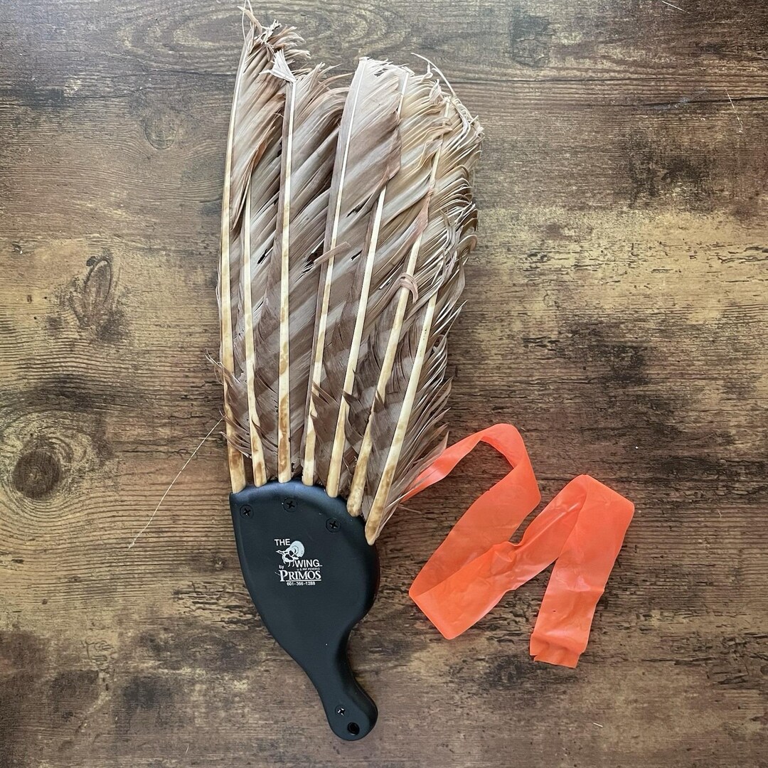 Vintage Primos the Real Wing Turkey Call / Feather Game Bird Hunting ...