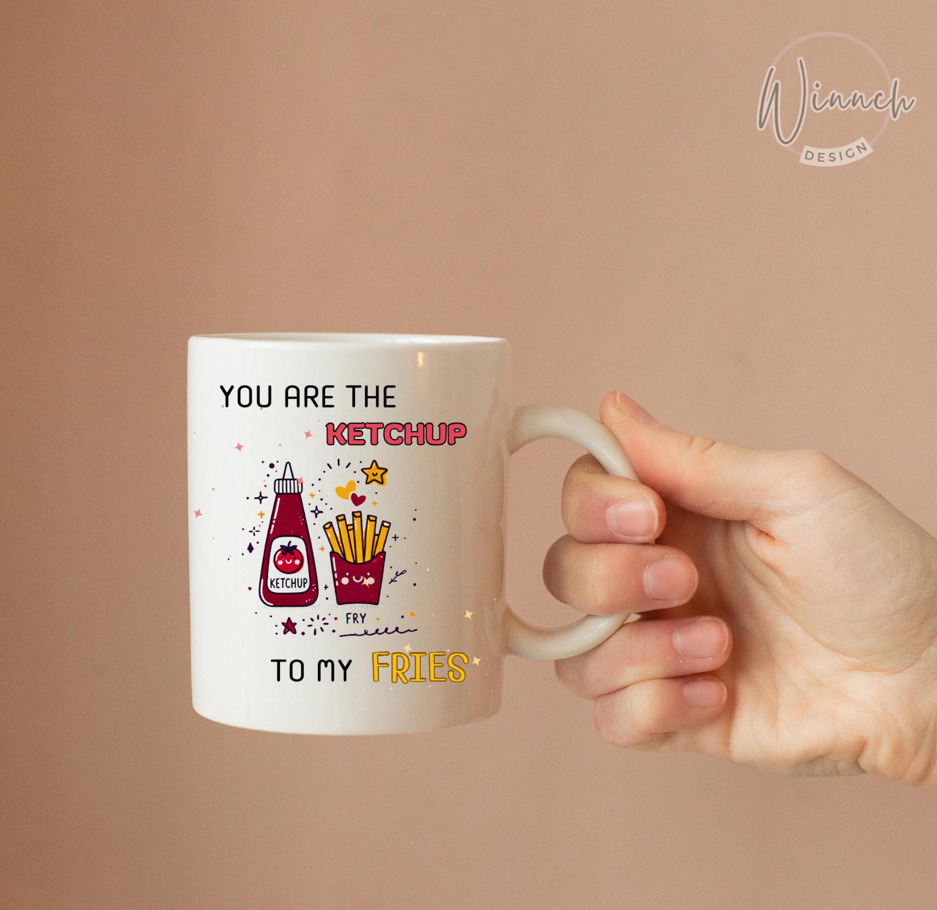 Customized Couple Mugs For Husband You're The Ketchup To My Fries Mug ...
