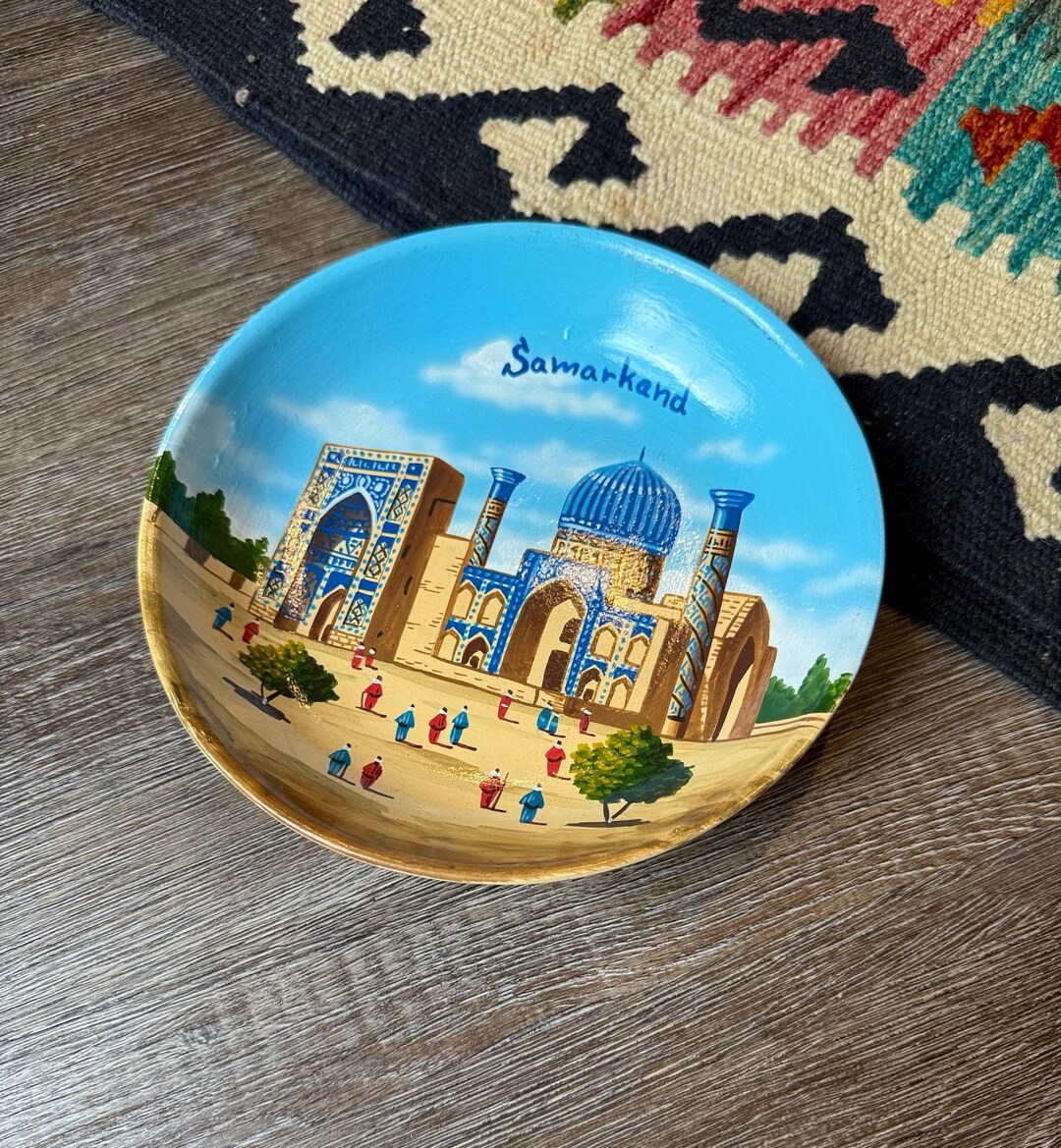 Handmade Uzbek Ceramic Decorative Plates. - Etsy