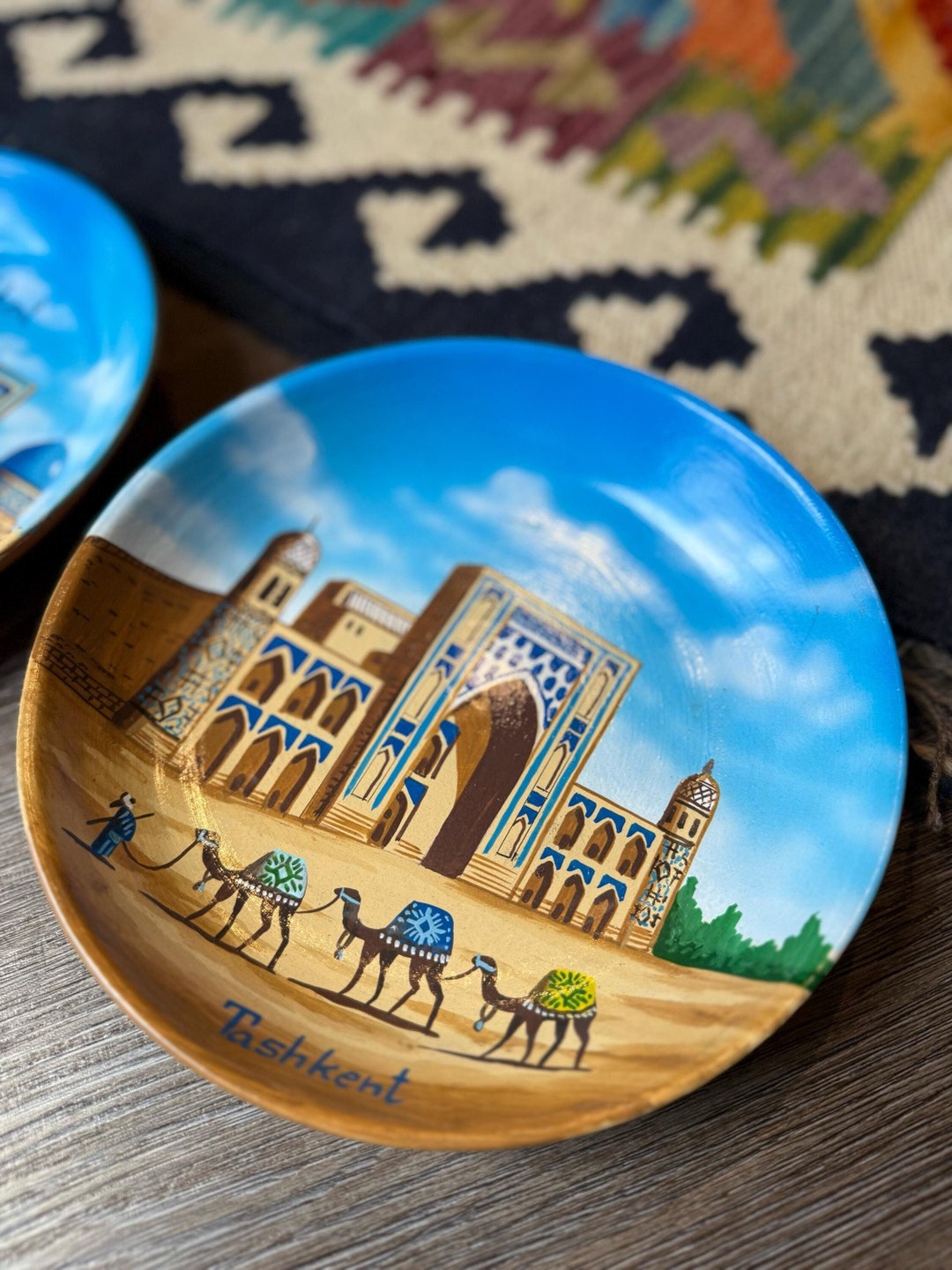 Handmade Uzbek Ceramic Decorative Plates. - Etsy
