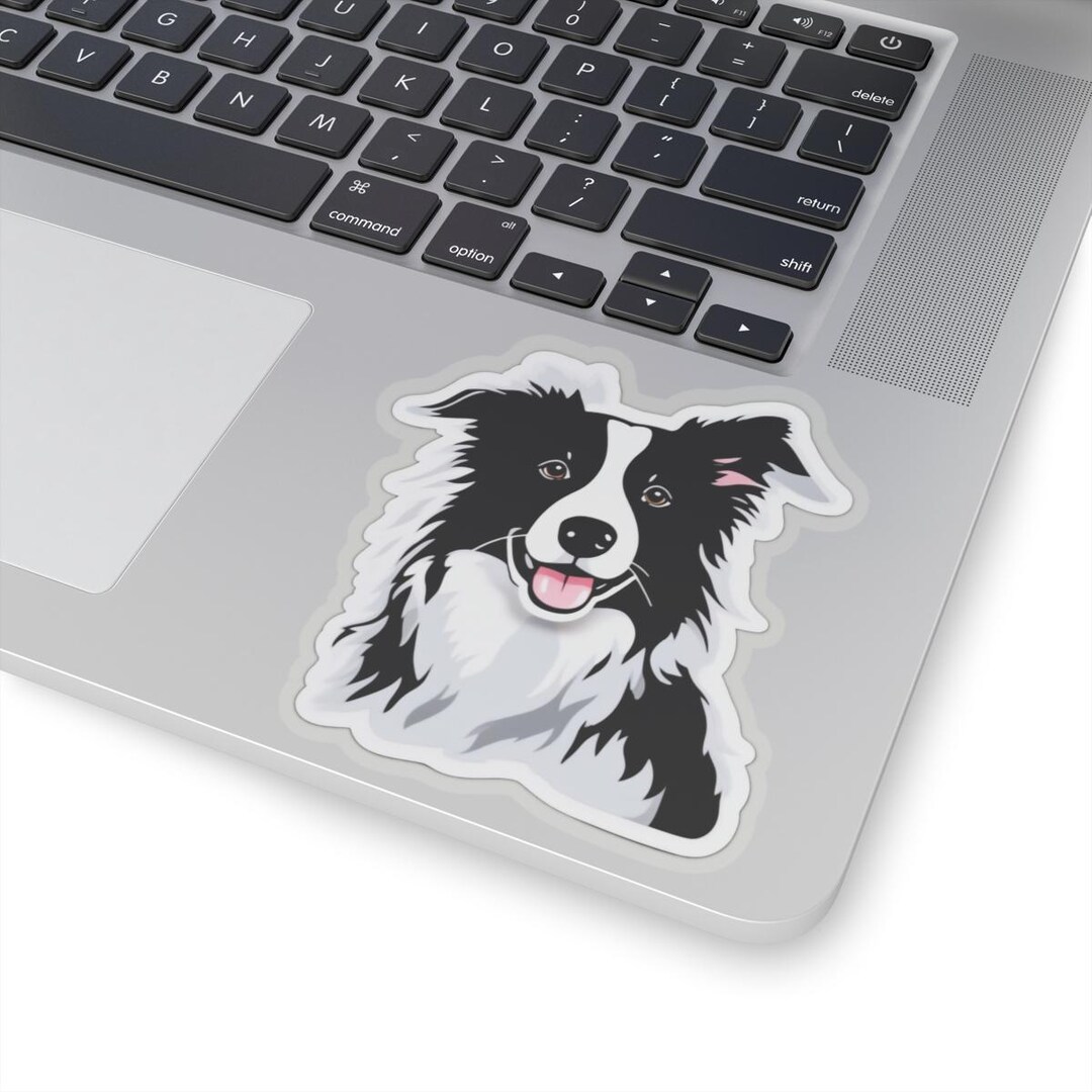 Border Collie Kiss-cut Stickers, Dog Lover Sticker, Cute Animal Decal ...