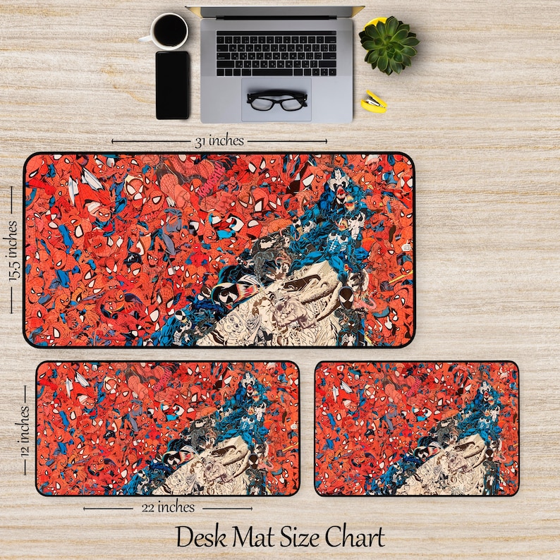 Spider-man Into the Spider-verse Desk Mat: Custom Anime Mousepad - Etsy