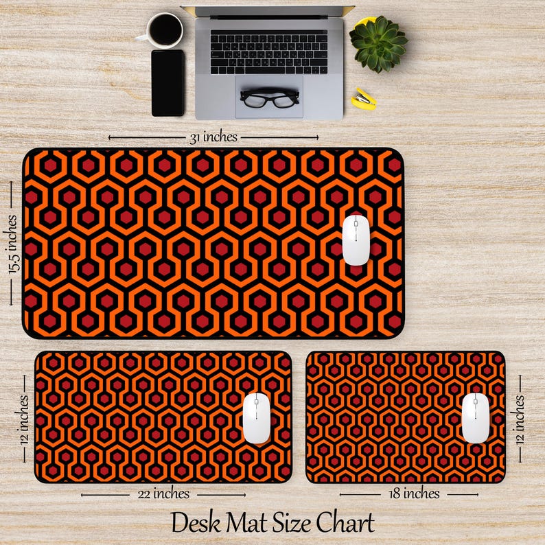 Overlook Hotel Pattern Desk Mat: Horror Movie Gaming Mousepad - Etsy