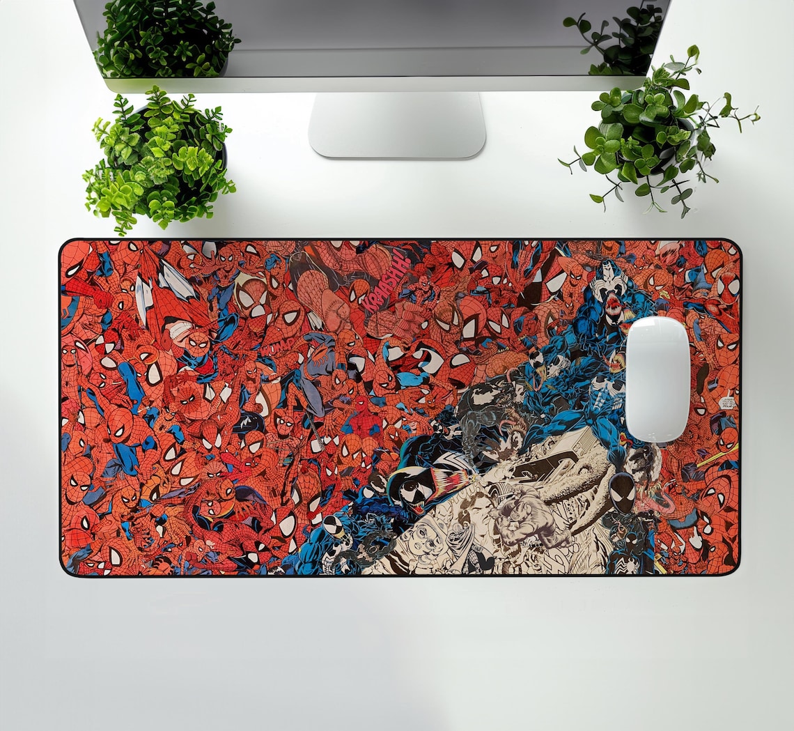 Spider-man Into the Spider-verse Desk Mat: Custom Anime Mousepad - Etsy