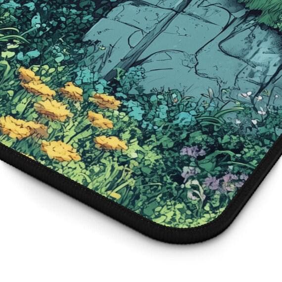Hobbit Hole Desk Mat, Lord of the Rings Mousepad, Shire Aesthetic ...