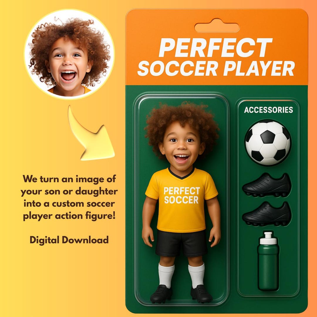 BEST Soccer Action Figure Box for Your Son or Daughter, Turn Your ...