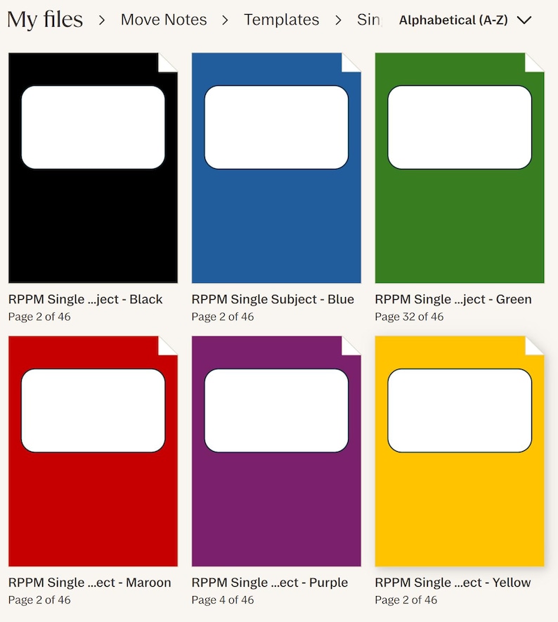 Remarkable Move Single Subject Multi-colored Notebooks (6 Pack) - Etsy