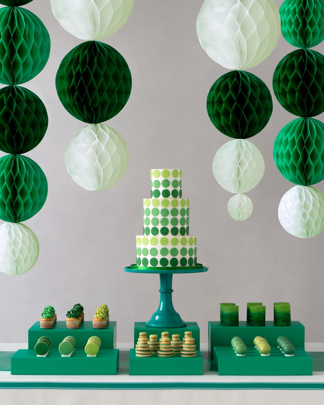 Forest Green Sweet Table Bundle With Risers - Etsy