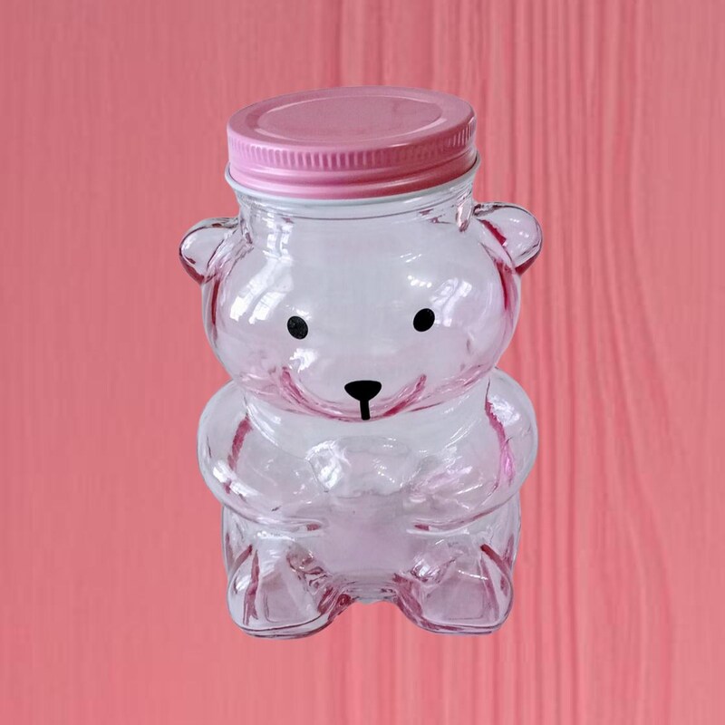 Glass Bear Jar - Etsy