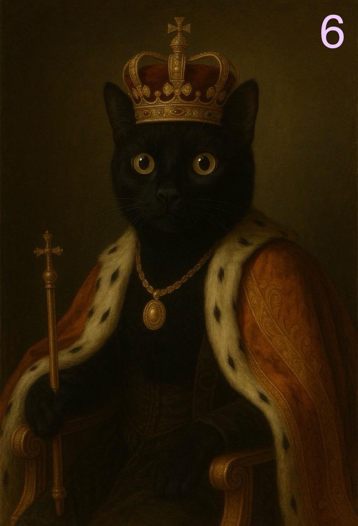 Unlimited Edits Fully Customisable Regal Royal Pet Portrait Drawing ...