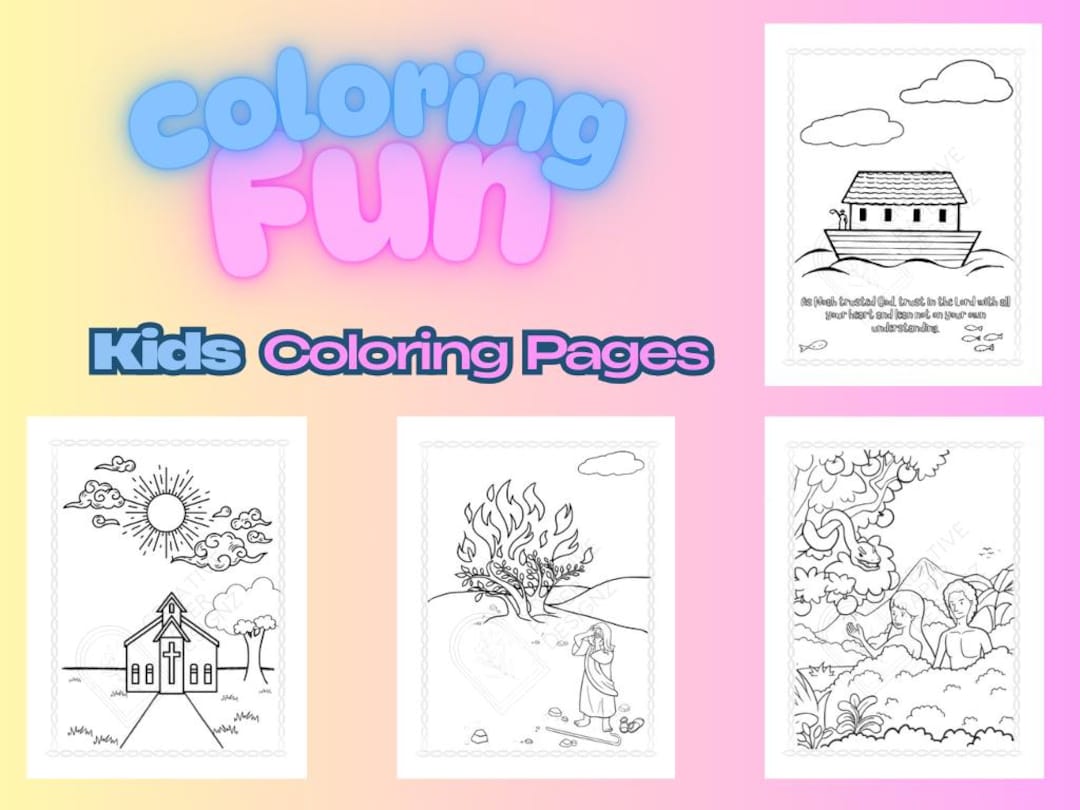 Children's Coloring Pages | Bible Stories | Printable PDF | Digital ...