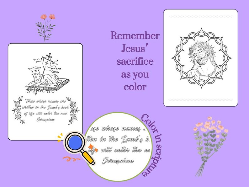 Beautiful Coloring Pages | Jesus & Bible Verses | Printable PDF ...