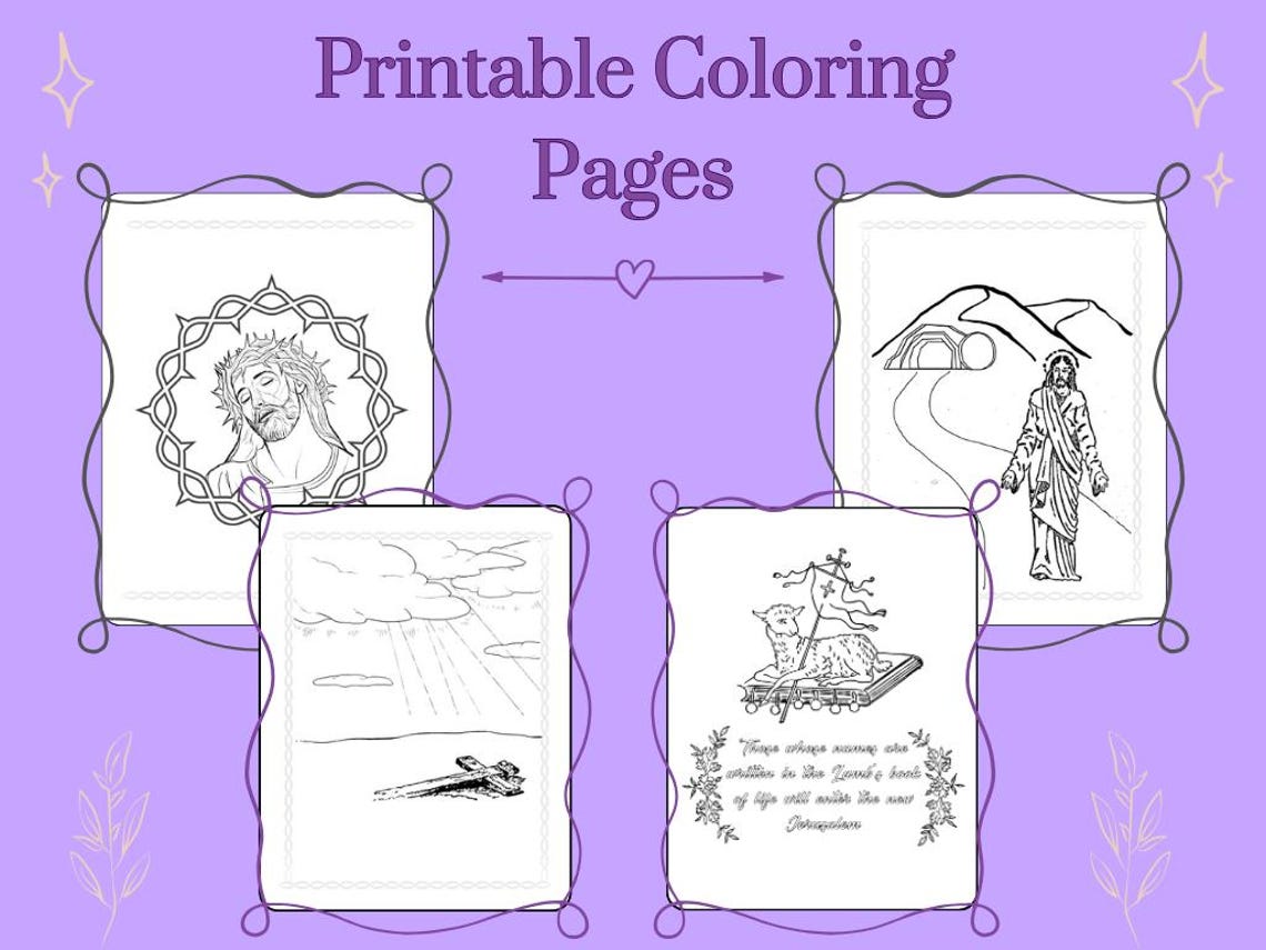 Beautiful Coloring Pages | Jesus & Bible Verses | Printable PDF ...