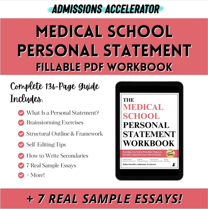 The Medical School Personal Statement Workbook – A Step-by-step ...
