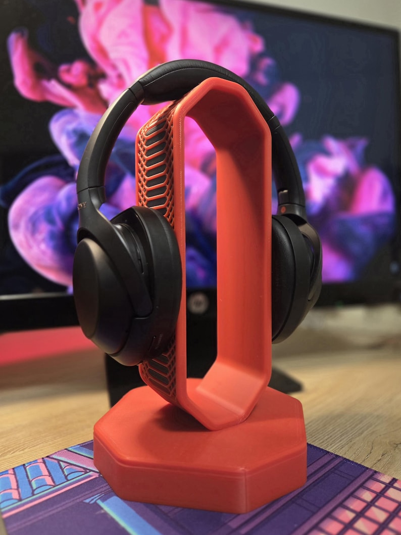 3d-printed Headphone Stand – Headset Holder and Desk Accessory for ...