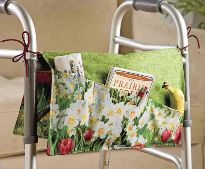 Reversible Walker Bag Sewing Pattern: Floral Print Caddy (PDF Pattern) - Etsy