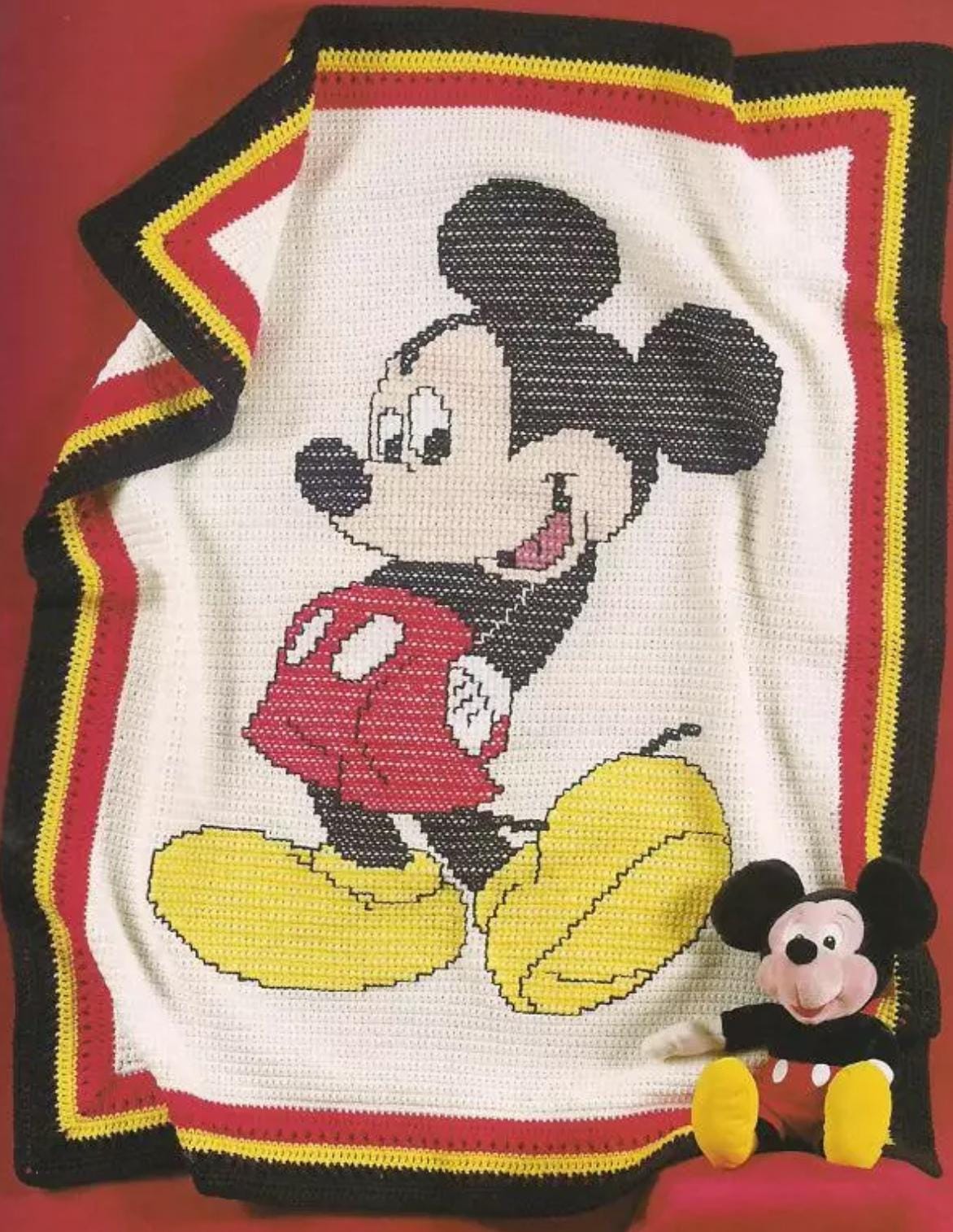 Crochet Pattern,disney Crochet Afghan,mickey Mouse Blanket,minnie Mouse ...