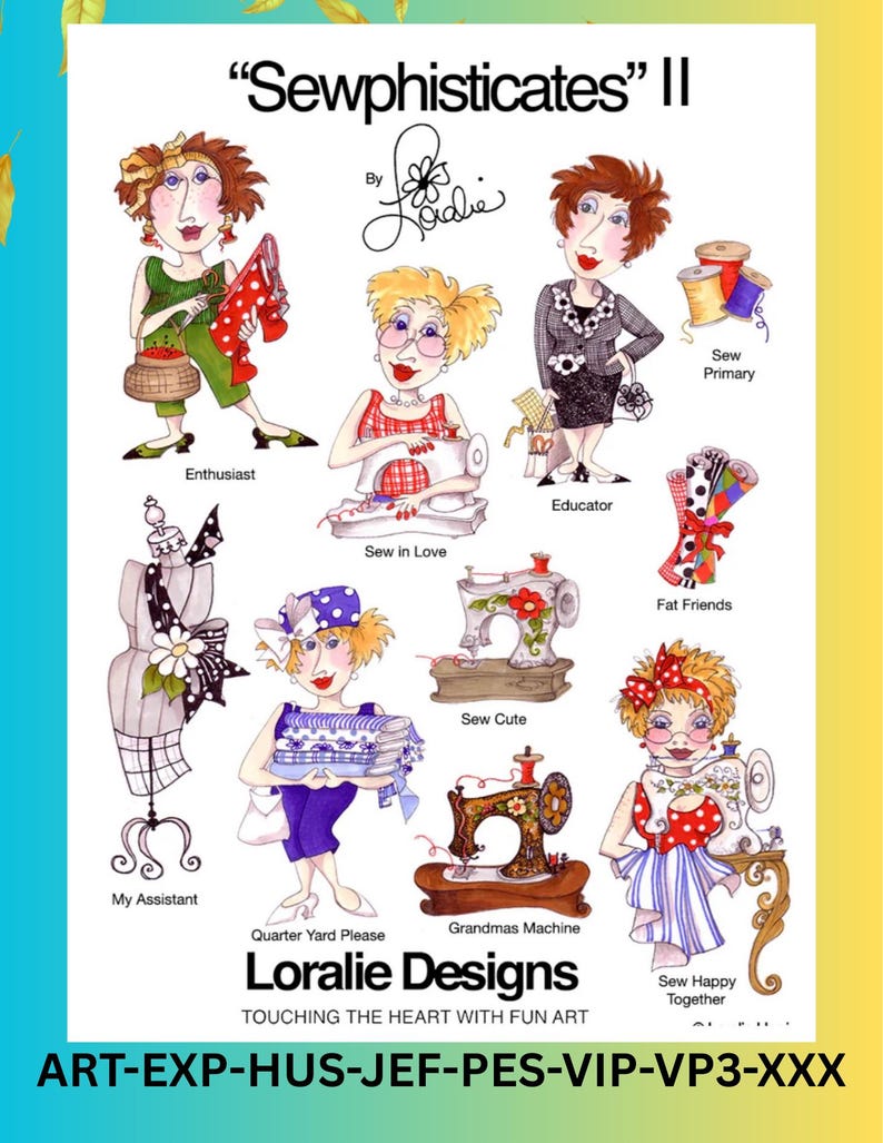 Loralie Designs Sewphisticates 2: Machine Embroidery USB Stick - Etsy