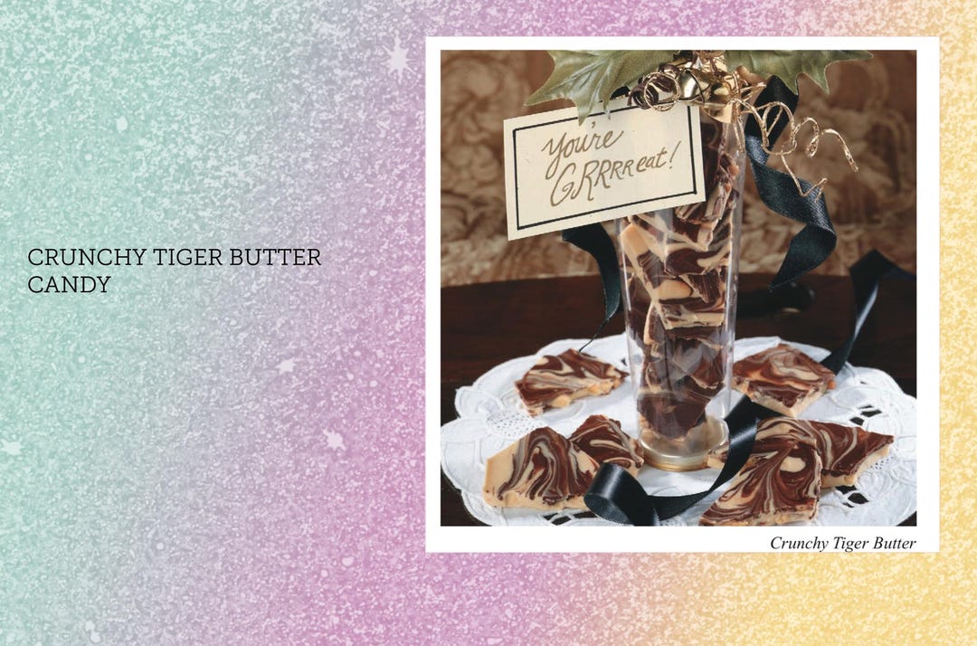 Crunchy Tiger Butter Candy: Handmade Chocolate Peanut Butter Treat - Etsy