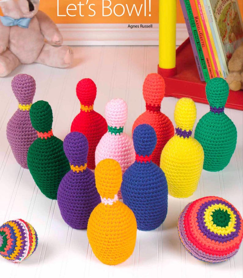 Crochet Amigurumi Bowling Set Toy, Crochet Pattern - Etsy
