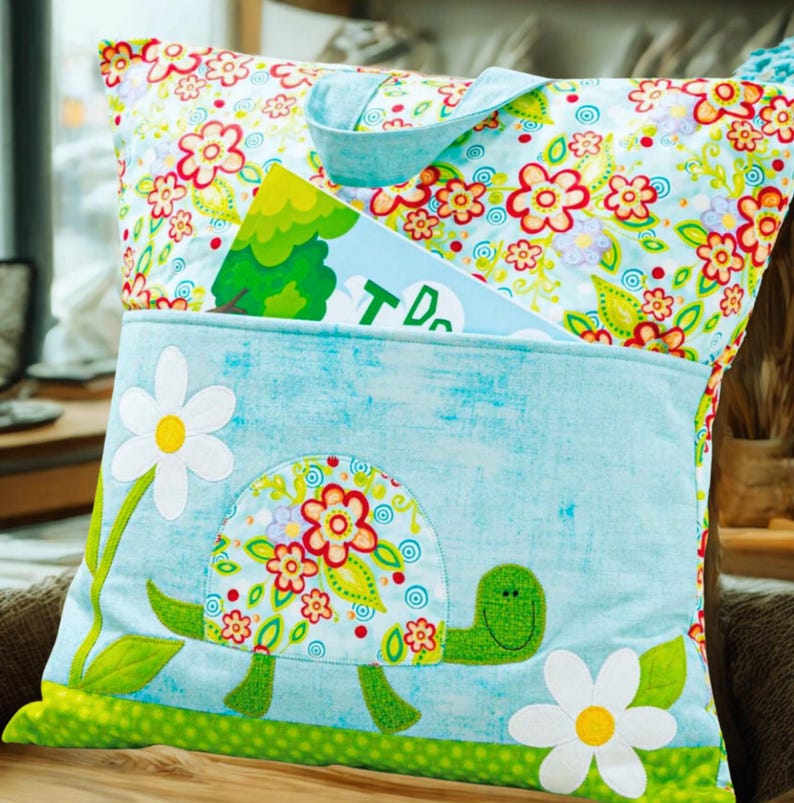 Book Buddy Pillow Sewing Pattern, Kids Reading Pillow (16" Square) - Etsy