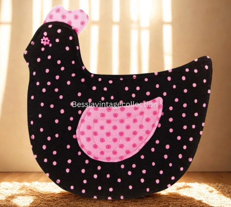 Hen Pot Holder Sewing Pattern: Chicken Kitchen Decor (PDF Pattern) - Etsy