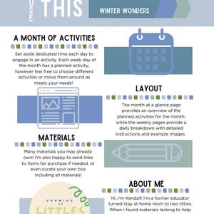 Winter Activity Bundle for Toddlers | January Sensory Play Guide ...