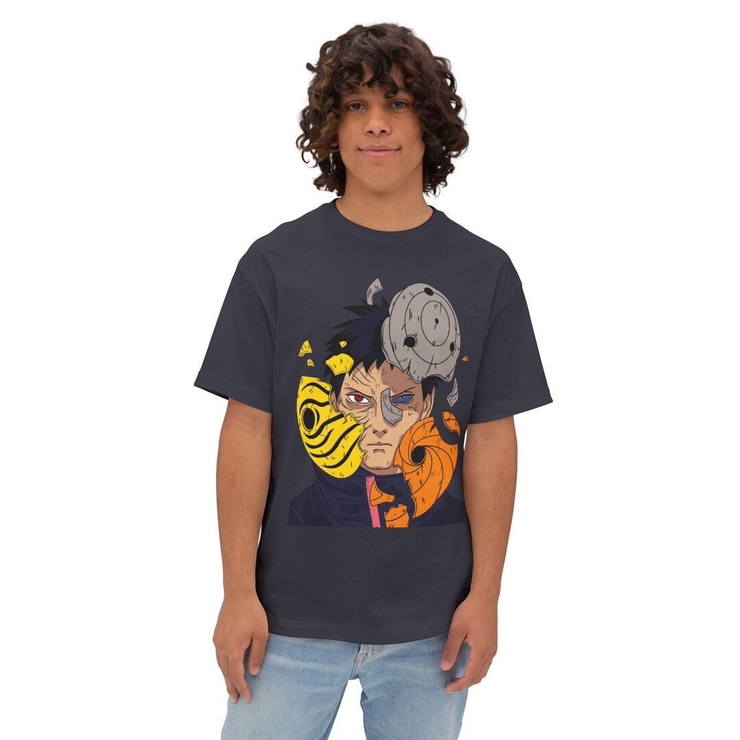 Obito Oversized Tee, Japanese Manga, Naruto Fan Gift - Etsy