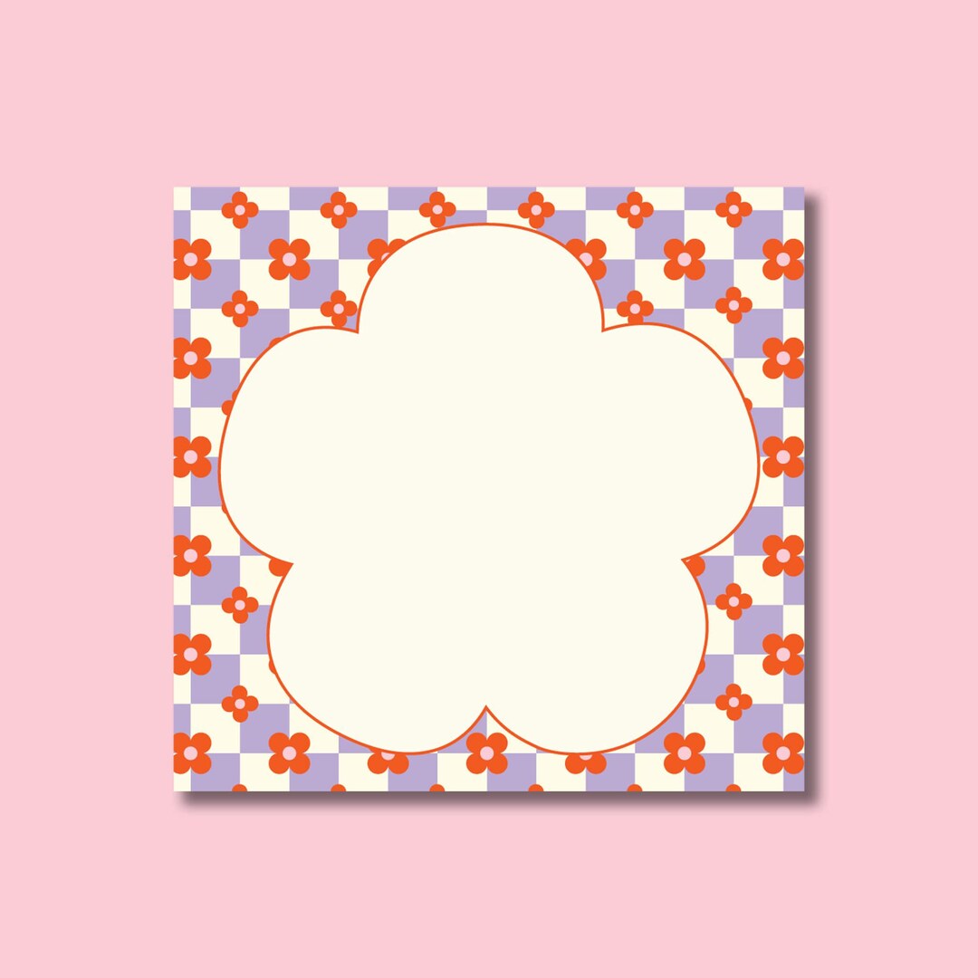 Retro Daisy Post-it Notes, Cute School Desk Supplies - Etsy