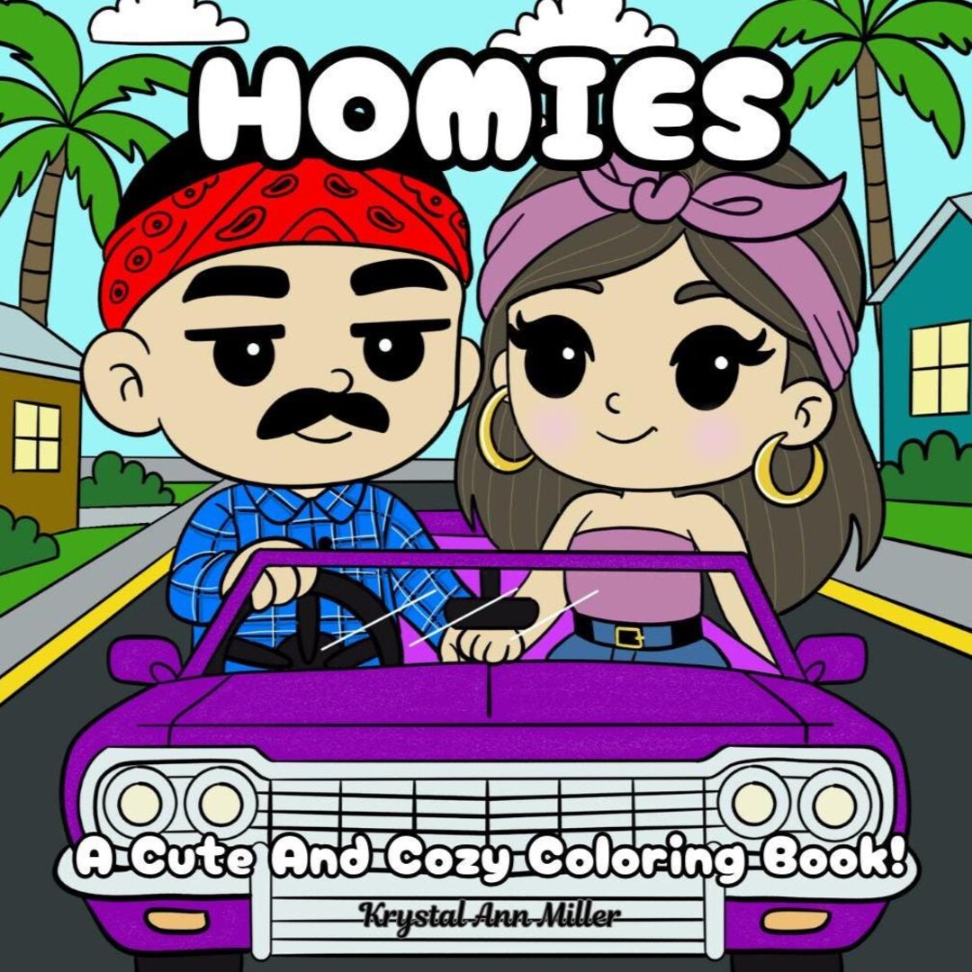 Homies: A Cute and Cozy Coloring Book - Etsy
