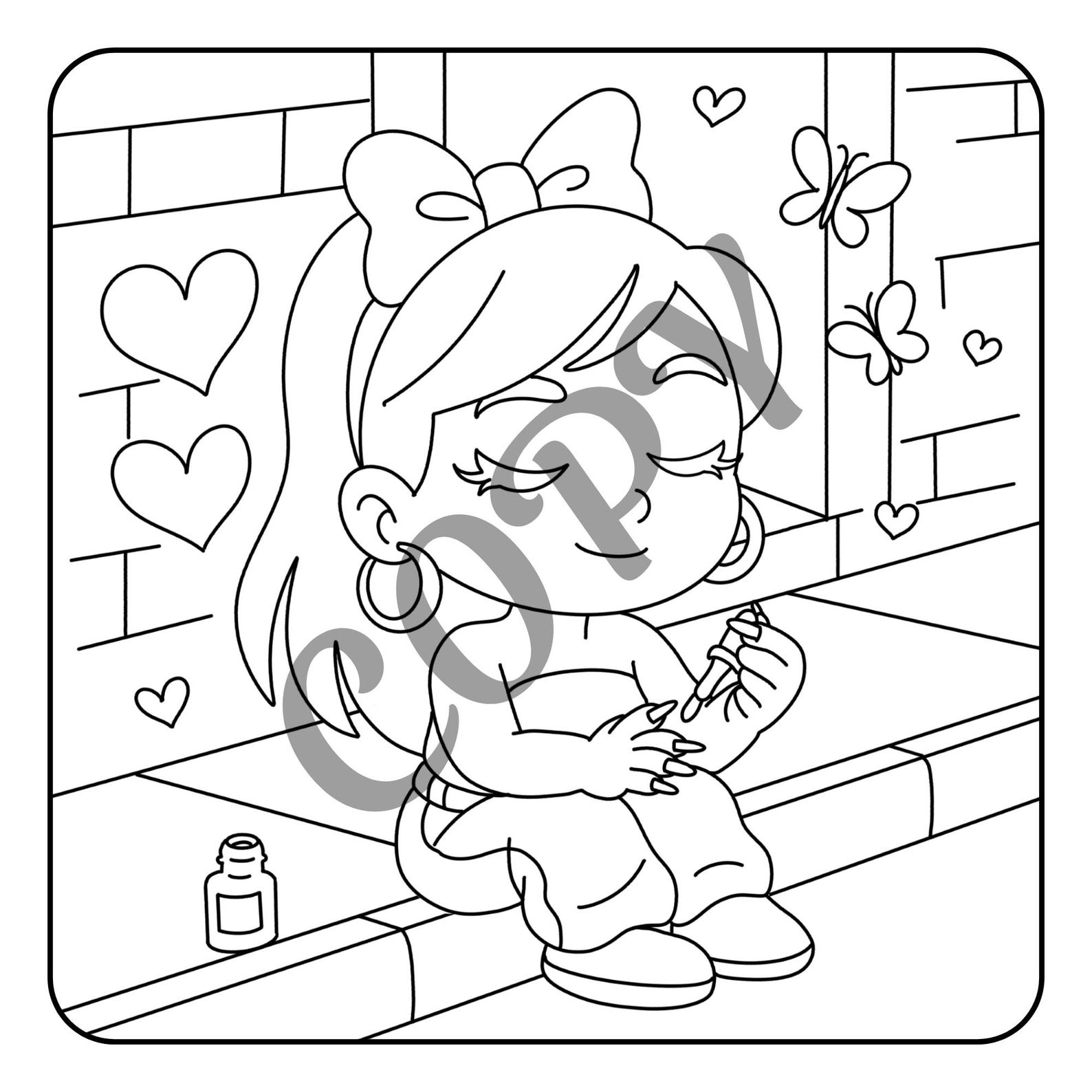Homies: A Cute and Cozy Coloring Book - Etsy