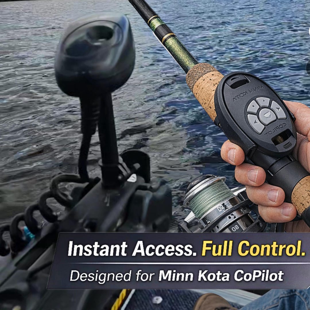 Minn Kota Copilot Remote Holder, Fishing Rod Mount, Trolling Motor ...