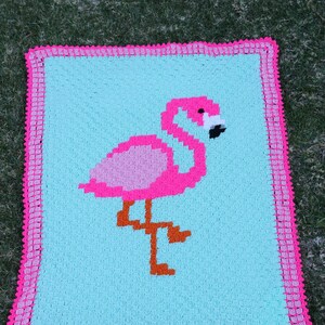 INSTANT DOWNLOAD PATTERN Flamingo Tropicale C2c Crochet | Etsy