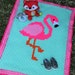 INSTANT DOWNLOAD PATTERN Flamingo Tropicale C2c Crochet Graphgan Baby ...
