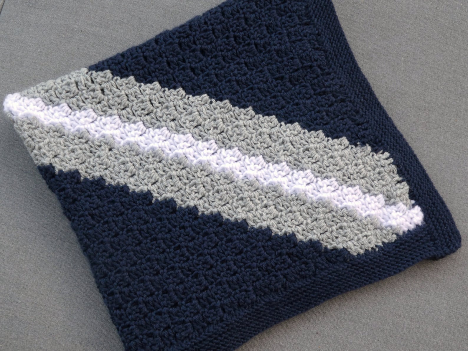 INSTANT DOWNLOAD PATTERN Crochet Navy Blue Azul Marinho C2C - Etsy Canada