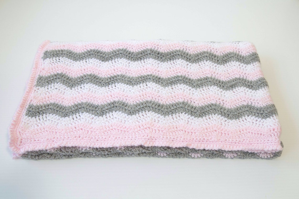 INSTANT DOWNLOAD PATTERN Crochet Sherbet Ripple Baby Blanket Afghan - Etsy