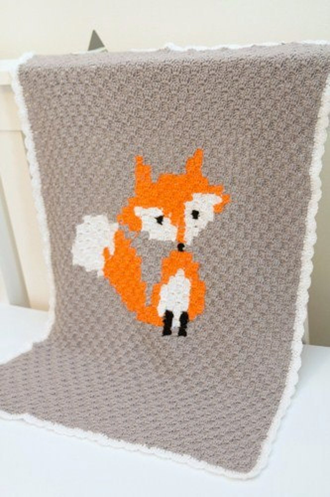 INSTANT DOWNLOAD PATTERN Crochet Woodlands Fox C2C Graphgan Baby ...