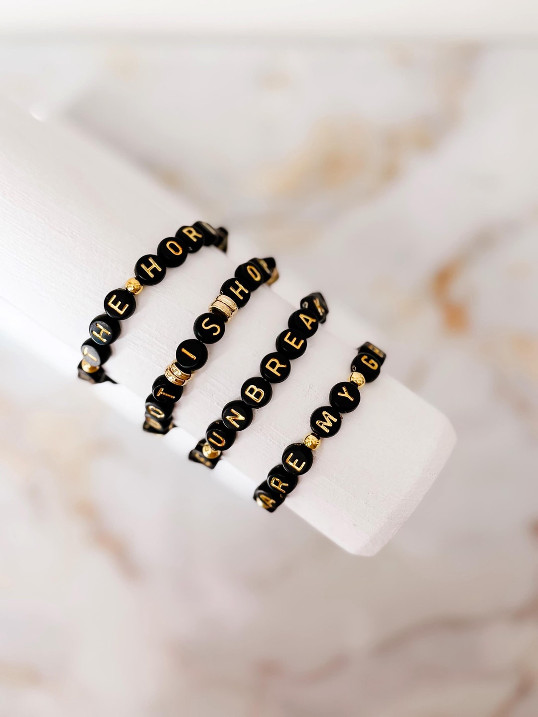 FOURTH WING 4mm Gold-filled Beaded Bracelets | Tarnish Resistant - Etsy